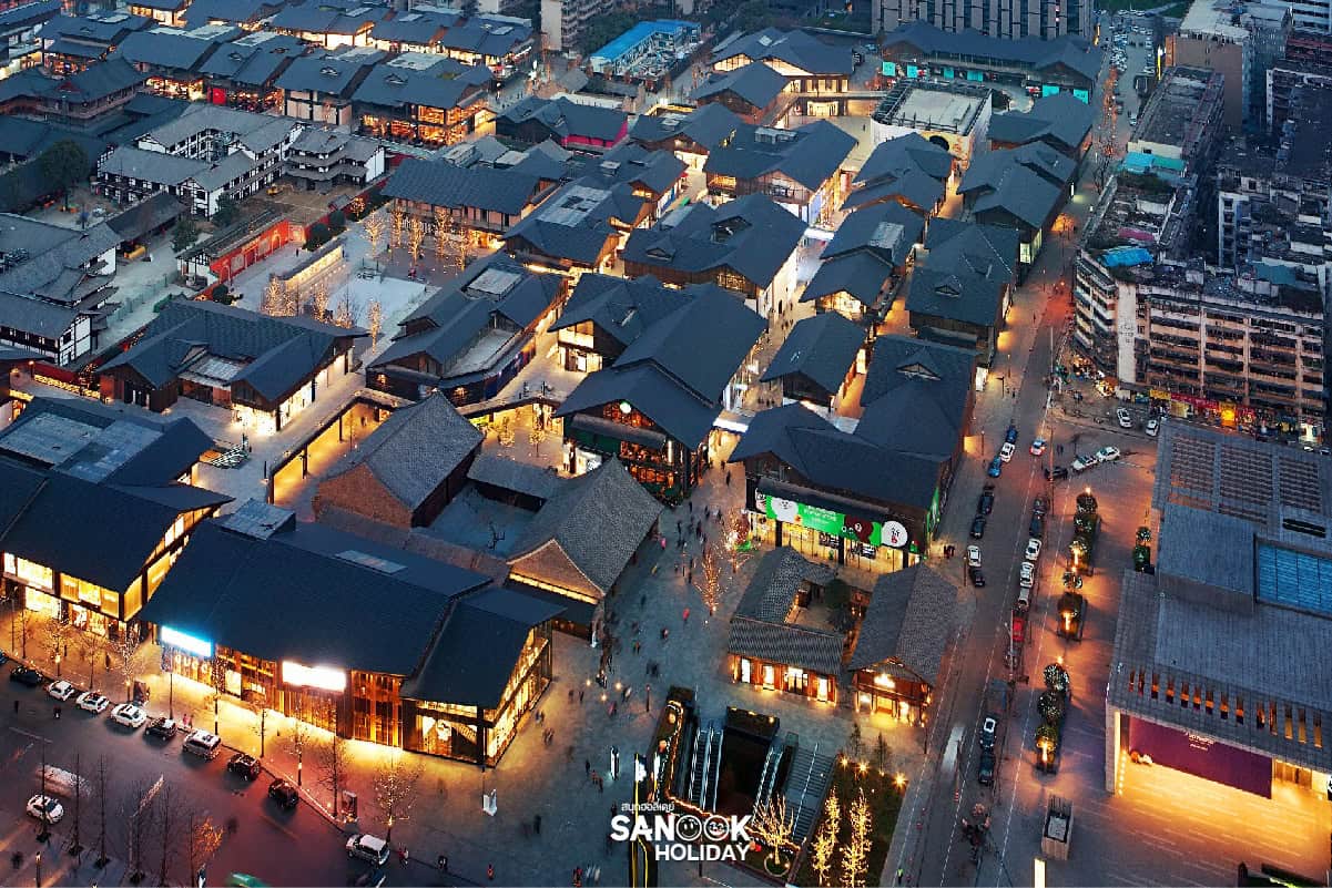 ถนนคนเดินไท่กู่หลี่ (Taikoo Li Chengdu) - Sanook Holiday